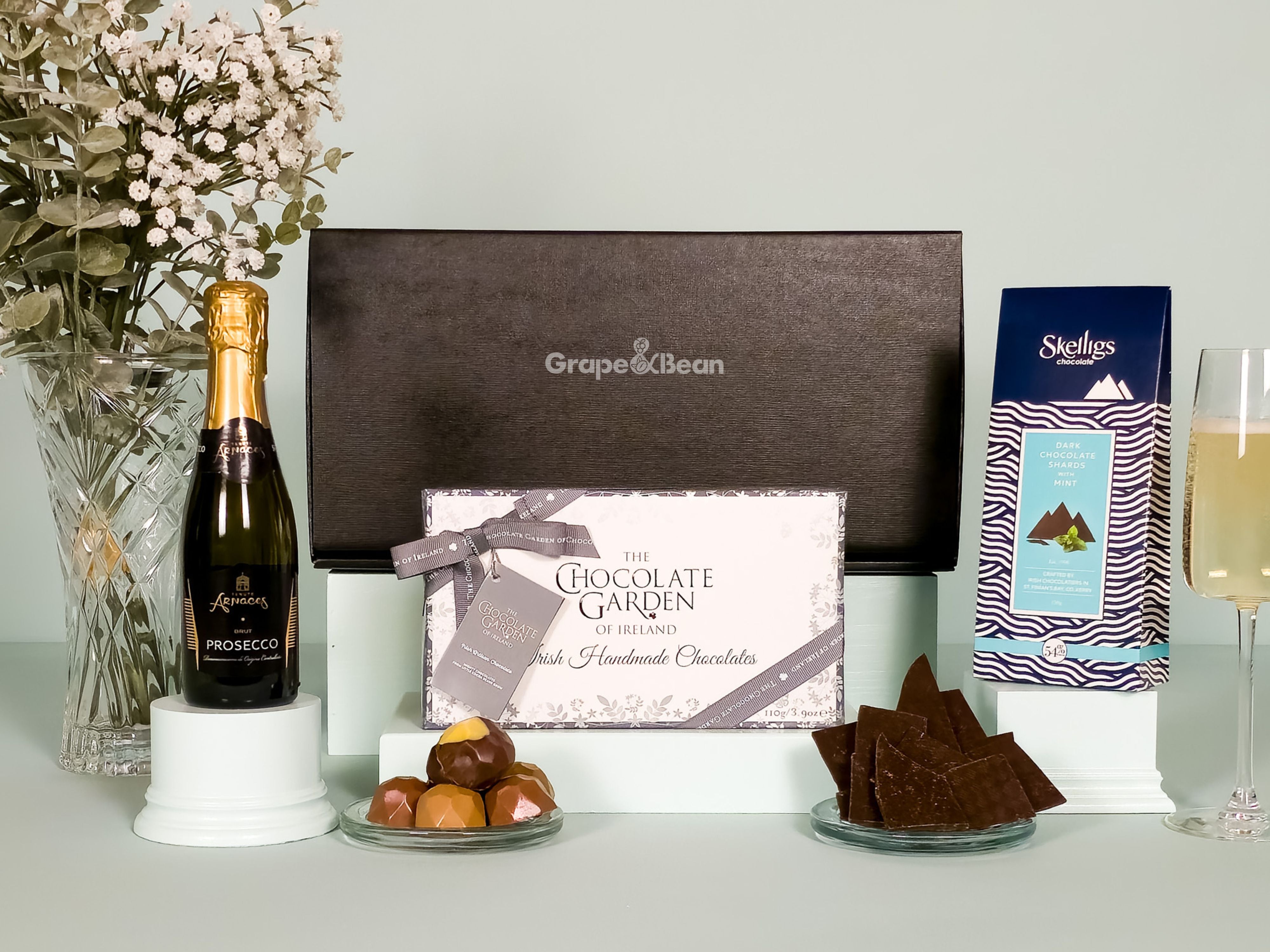 Artisan Irish Chocolates and Prosecco Gift Box
